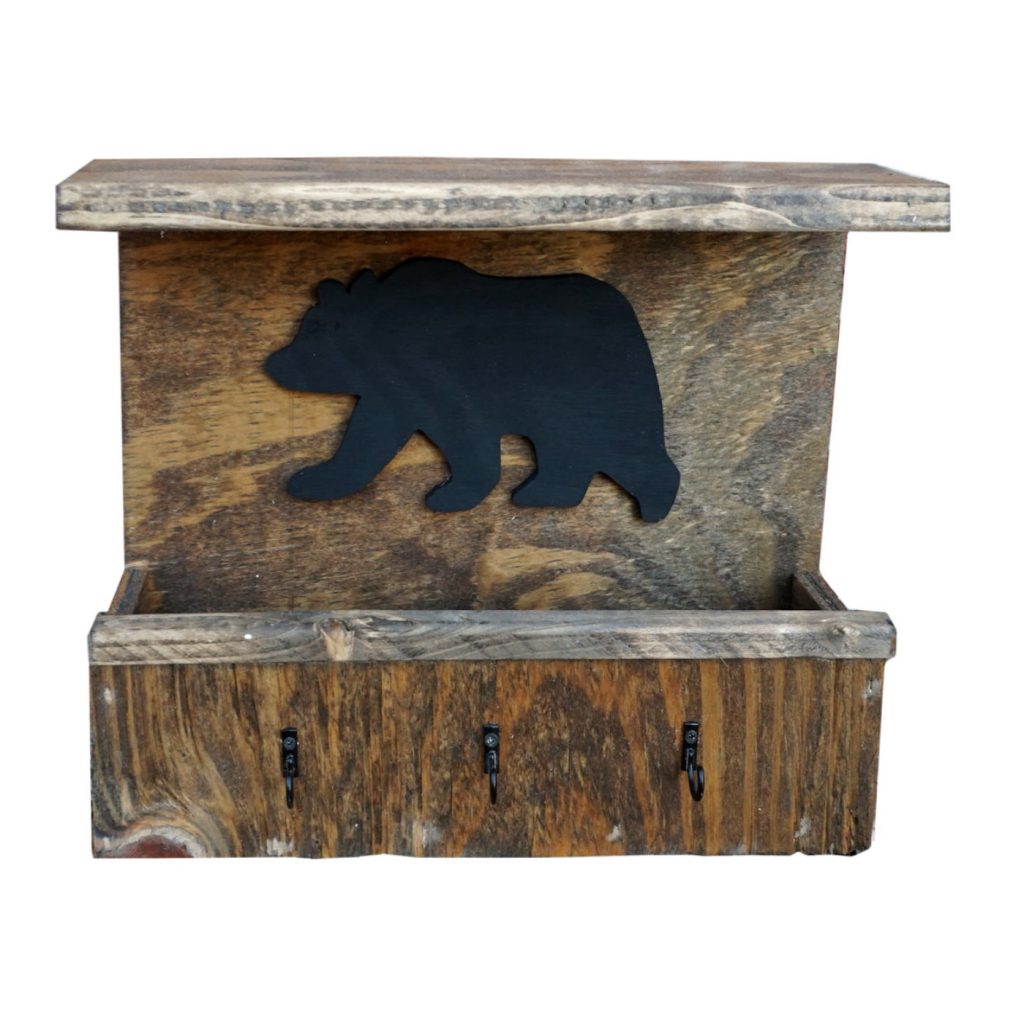 Handmade Bear Mailbox with Key Hooks – Grapentin Specialties, Inc.